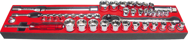 453 X 94 X 30mm Form Insert & 45 Piece Socket Set