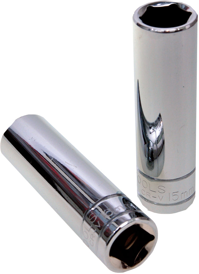 1/2" Drive Socket, Double Hex Deep 13mm