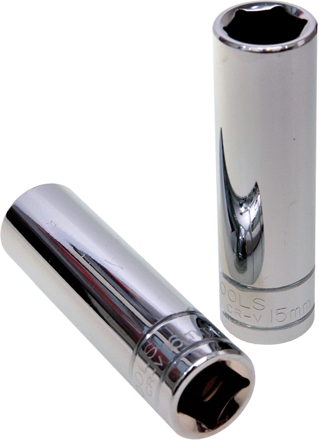 1/4" Drive Socket, Single Hex Deep 1/2"