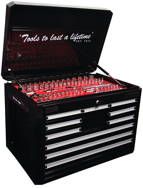 712 X 472 X 496.5mm 10 Drawer Tool Box, Bbs: Black