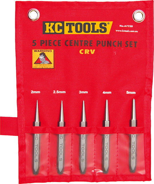 5 Piece Punch Set, Centre
